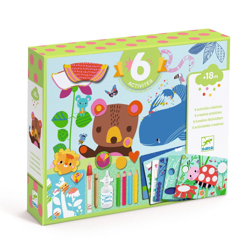 Djeco 6 Creative Activities, Mouse and Friends for 18 mths+ · Crafts4Kids