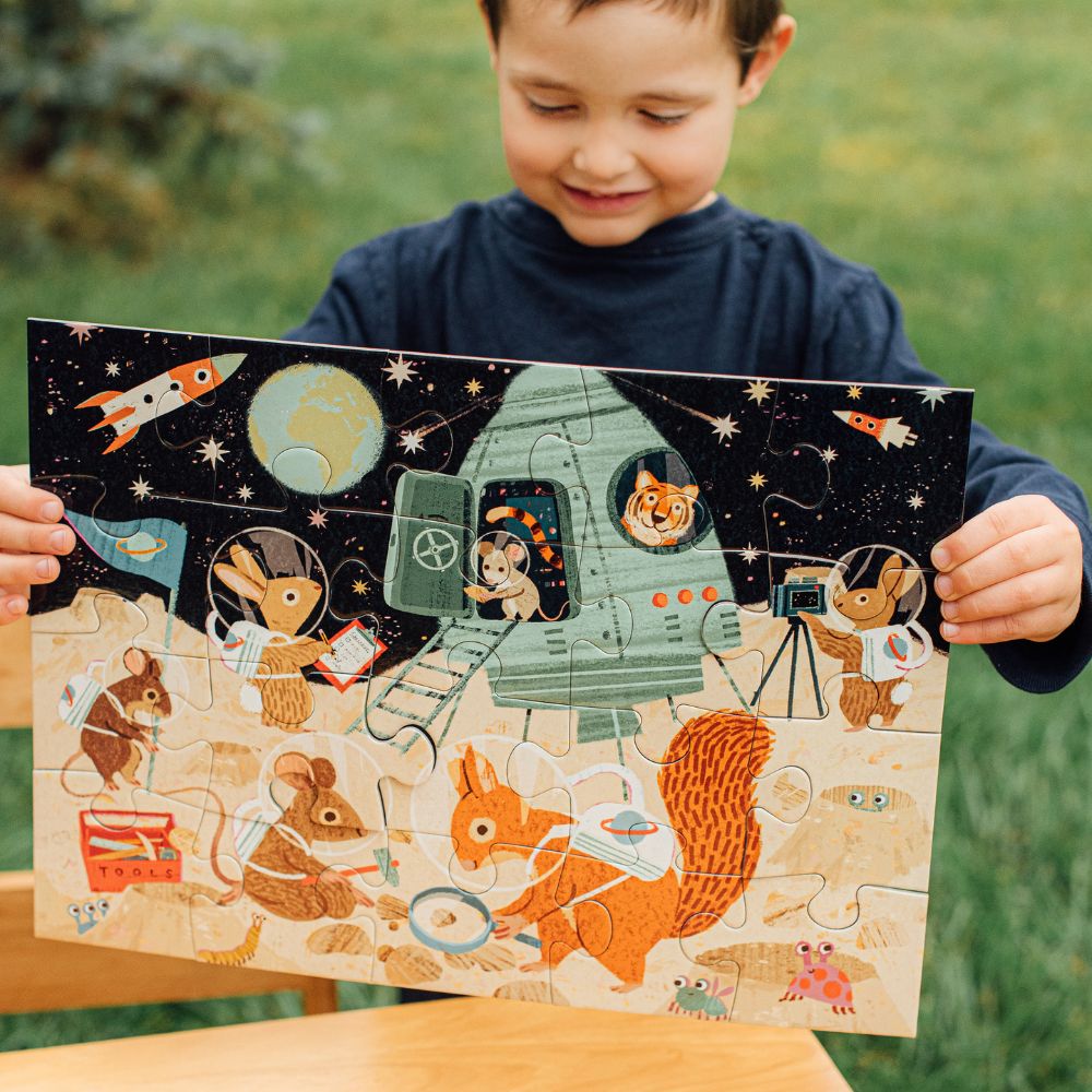 eeBoo Space Exploration 20 Piece Puzzle | Children's Jigsaw Puzzles ...