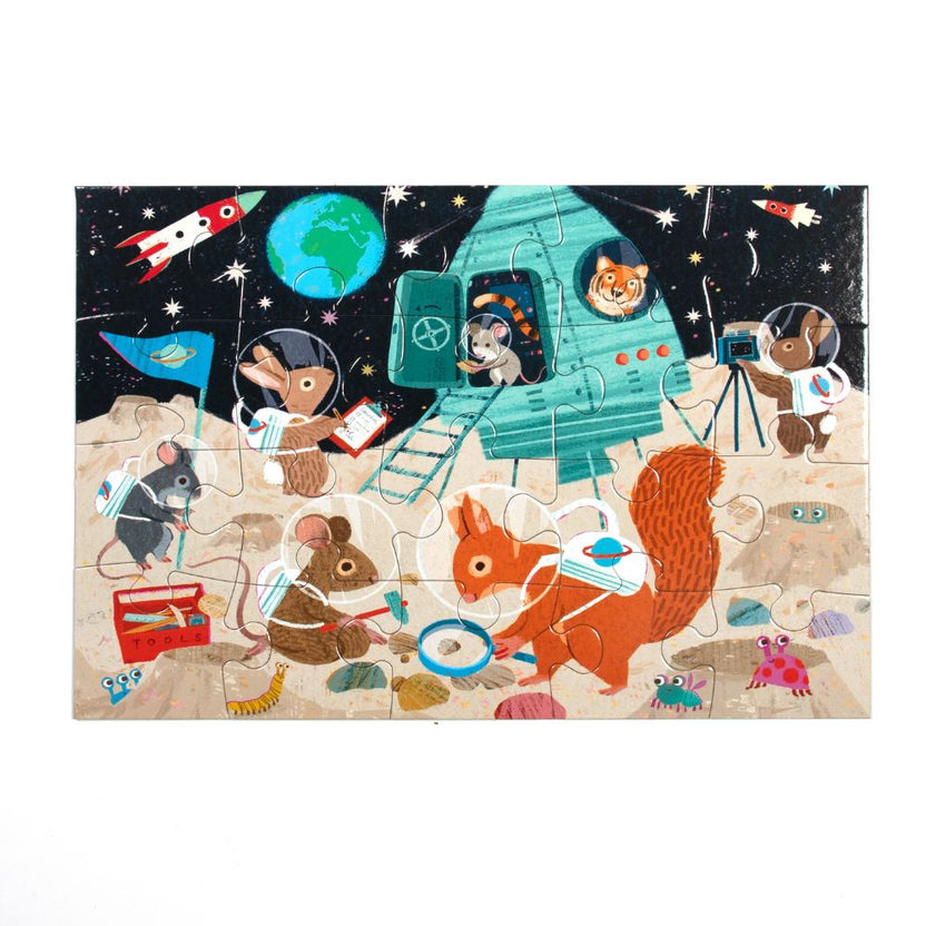 eeBoo Space Exploration 20 Piece Puzzle | Children's Jigsaw Puzzles ...