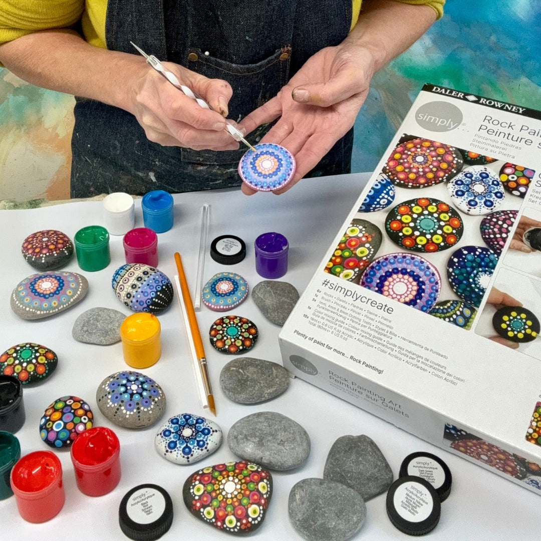 Daler Simply Rock Painting Set | Best DIY Creative Kit for Beginners ...