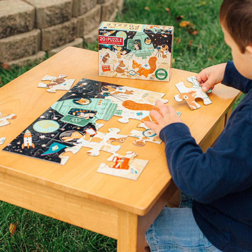 eeBoo Space Exploration 20 Piece Puzzle | Children's Jigsaw Puzzles ...