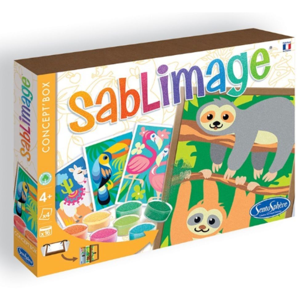 Sablimage Animals of South America | Sand Art For Kids | Sand Art ...
