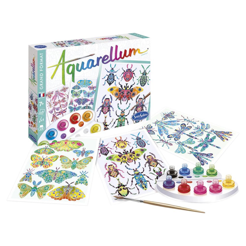 Aquarellum Insectarium | Painting By Numbers Kit for Kids aged 7 ...