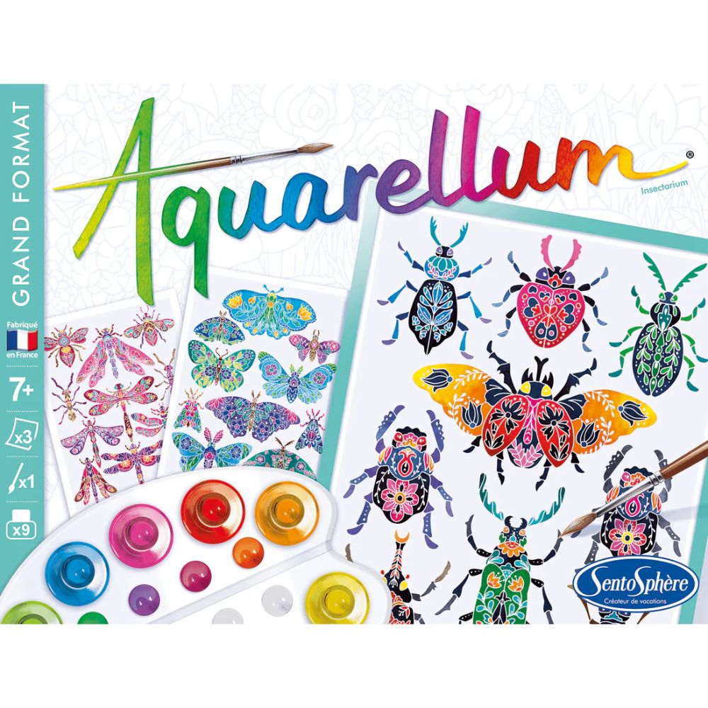 Aquarellum Insectarium | Painting By Numbers Kit for Kids aged 7 ...