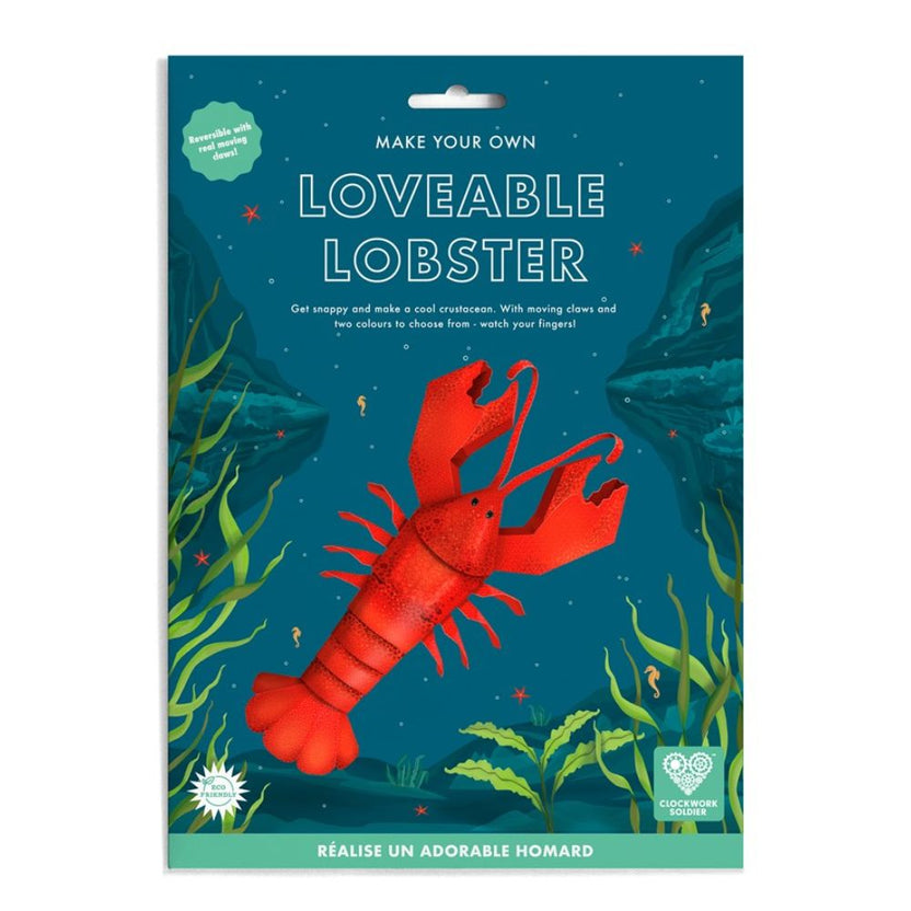 Clockwork Soldier Create Your Own Loveable Lobster | Card Model Kits ...