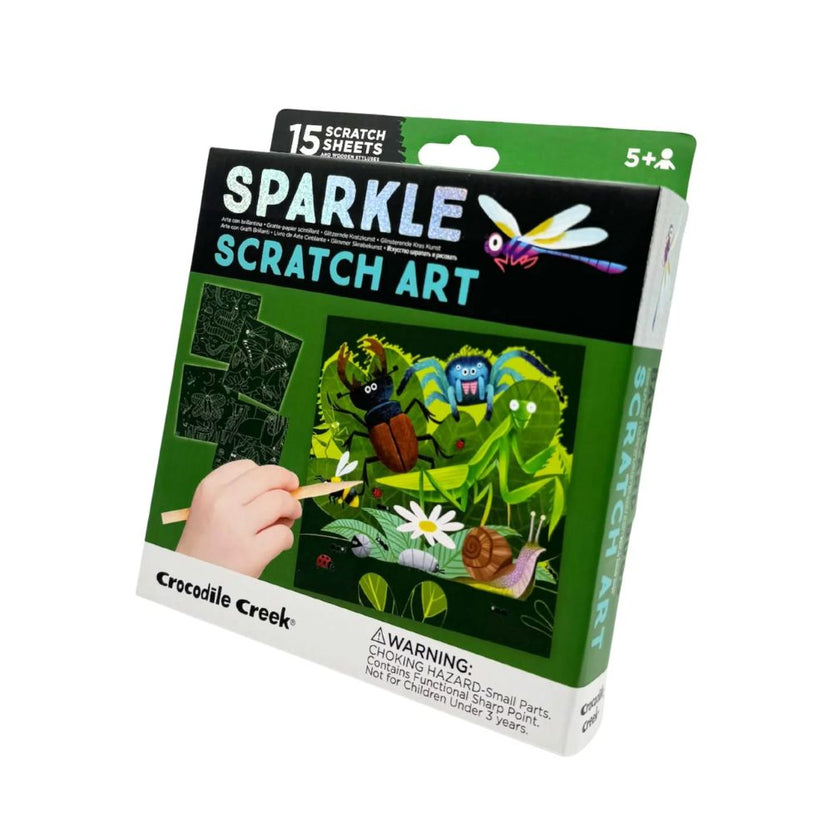 Crocodile Creek Sparkle Scratch Art - Bugs | Kids Scratch Art - Default ...