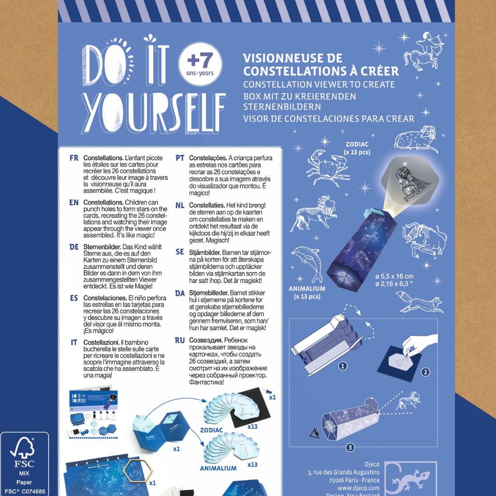 Djeco Constellation Viewer to Create | Djeco Do It Yourself Kits - Default Title - Crafts4Kids