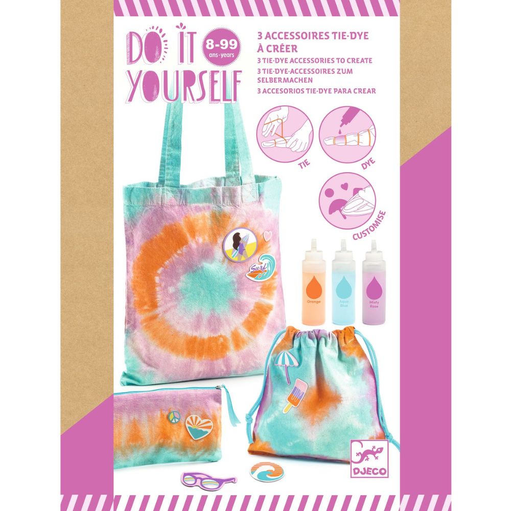 Djeco Do It Yourself Tie Dye Kit | Djeco Sunshine Camp | Crafts For ...