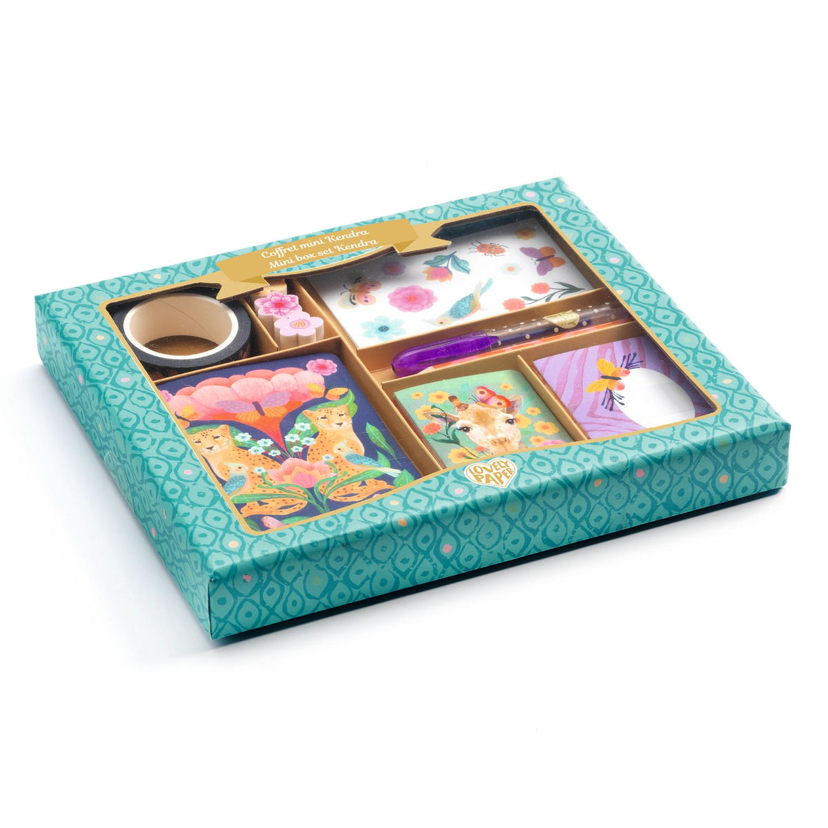 Djeco Lovely Paper Kendra Children's Mini Stationery Set | Djeco Lovely ...