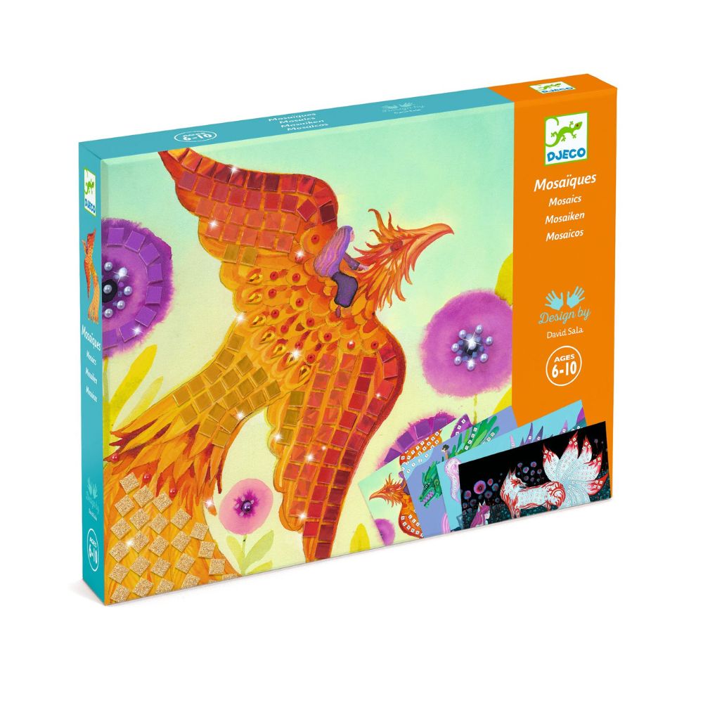 Djeco Mythical Creatures Mosaic Kit | Djeco Mosaics For Kids - Default ...