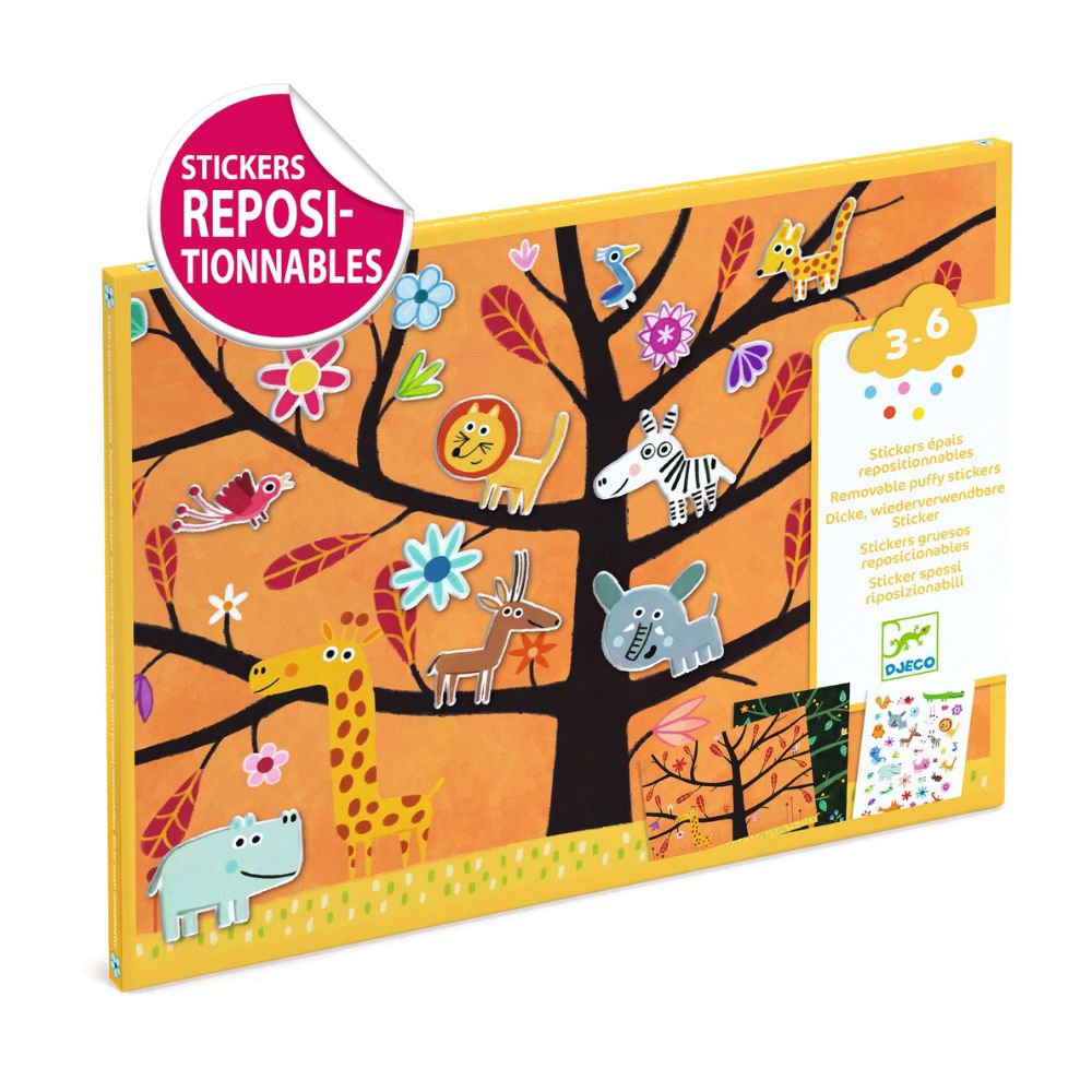 Craft Gifts For Kids | Djeco Repositionable Stickers DJ09948 - Default ...