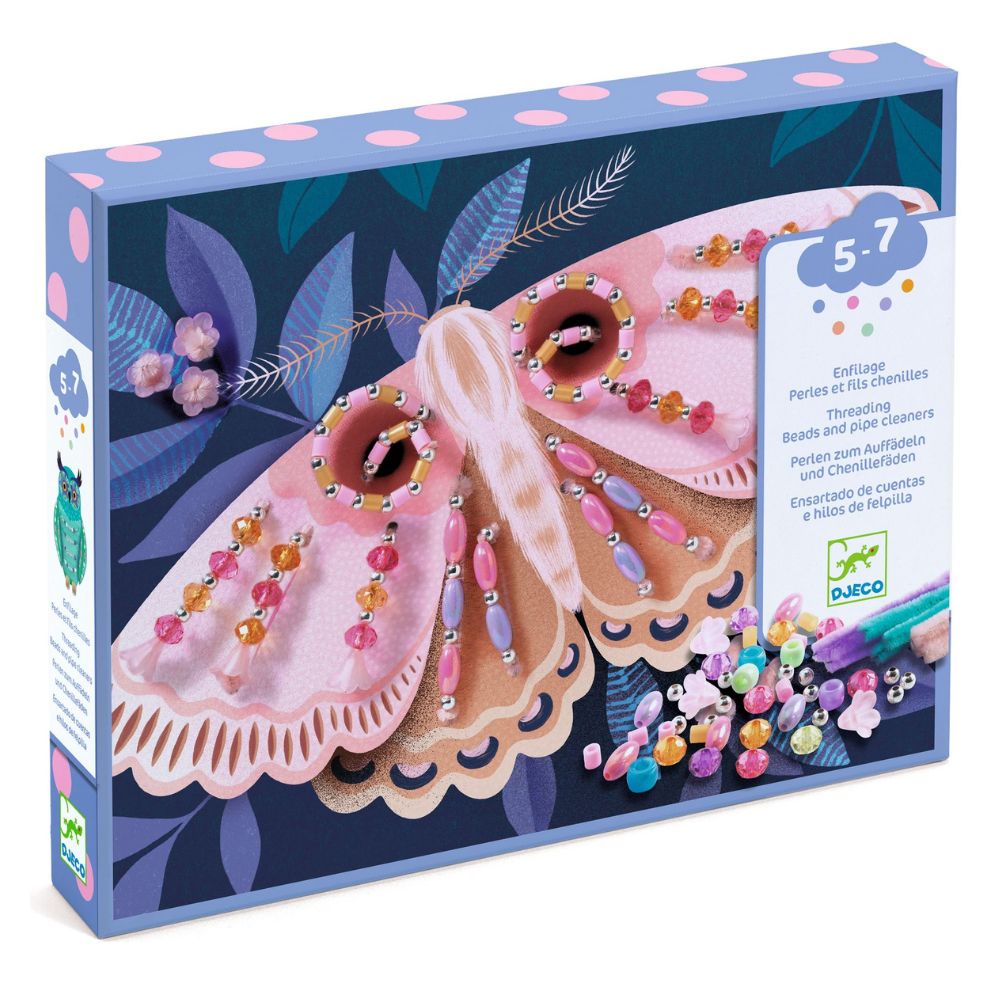 Djeco Threading Beads and Pipe Cleaners | Girls Craft Kits - Default ...