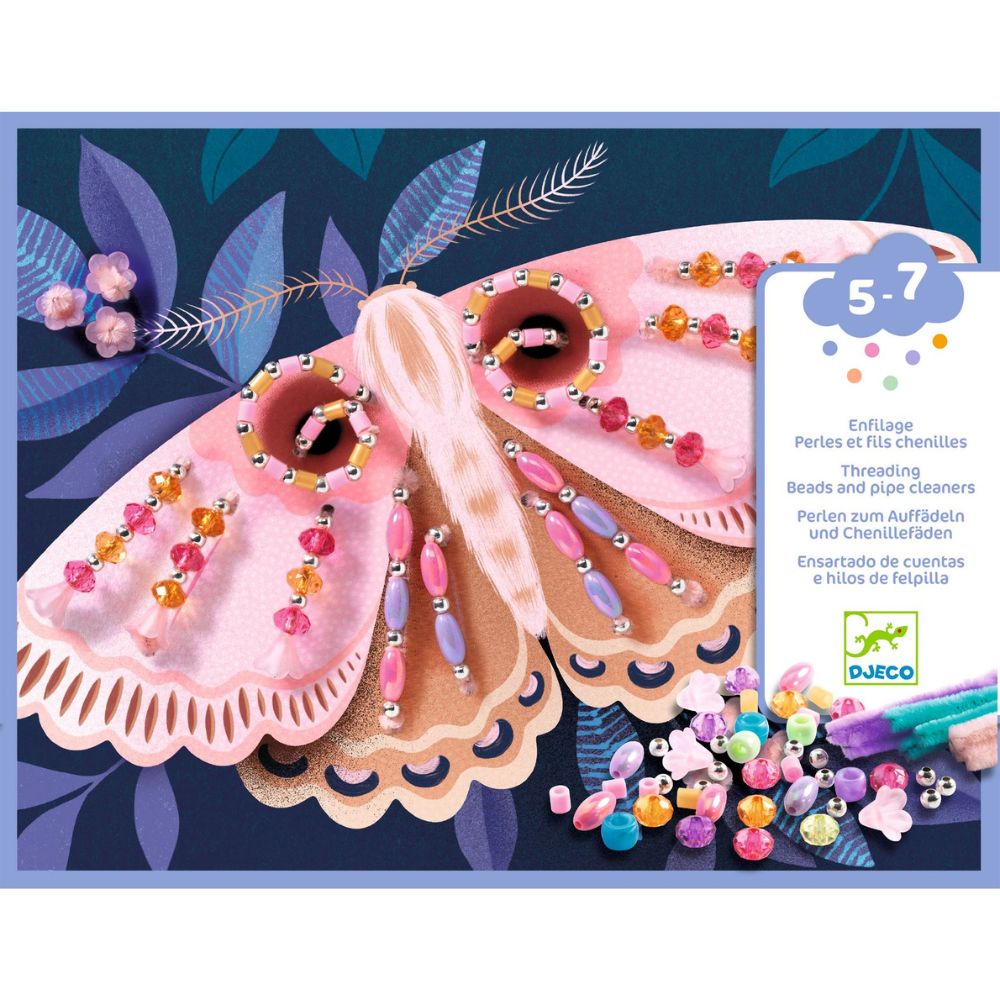 Djeco Threading Beads and Pipe Cleaners | Girls Craft Kits - Default ...