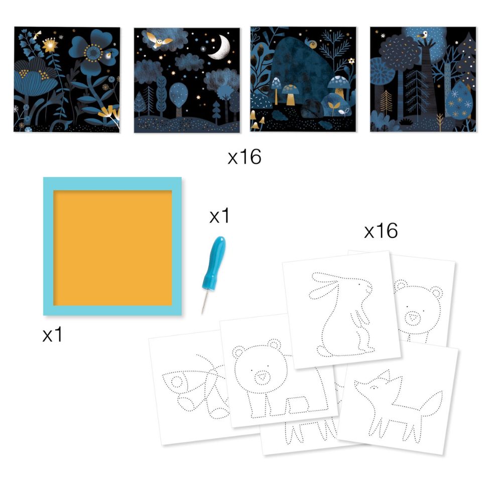 Djeco Paper Piercing Craft - Image Reveal 3-6 yrs | Paper Crafts at ...