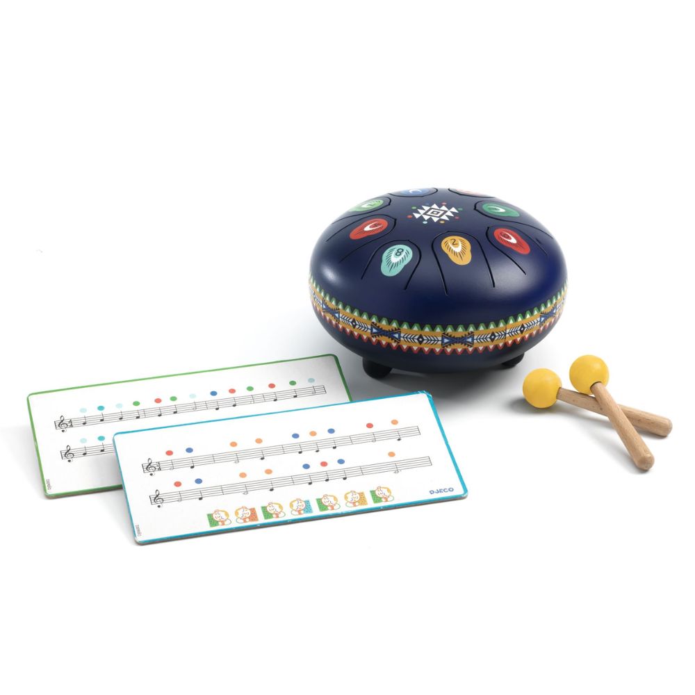 Djeco Mini Steel Drum - DJ06035 | Children's Music Toy | Musical Toys ...