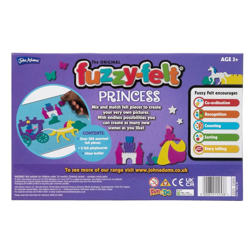 Fuzzy Felt Princess | Fuzzy Felt | Princess Toys - Default Title ...
