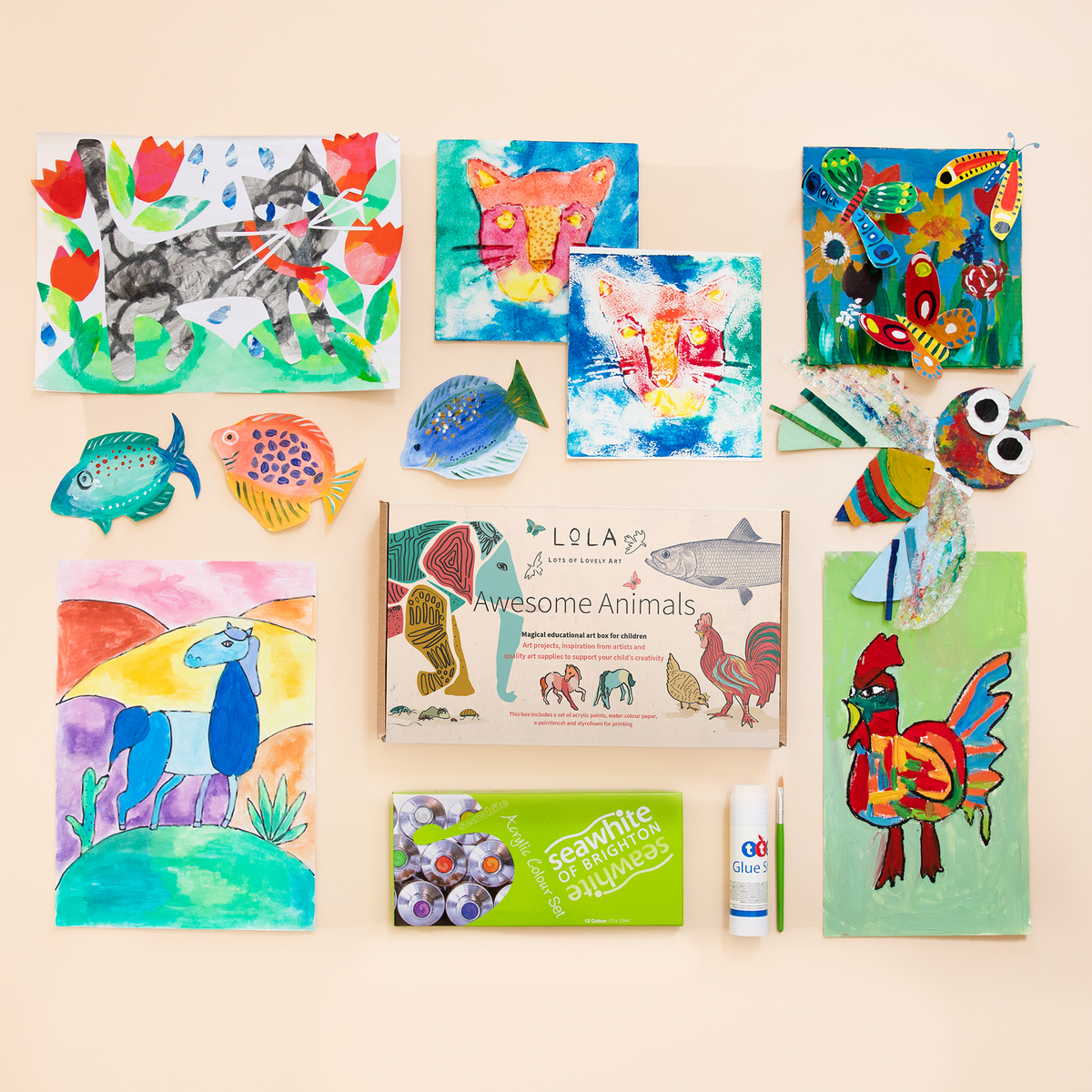 LoLA Awesome Animals | Lots of Lovely Art | Art Box For Children ...