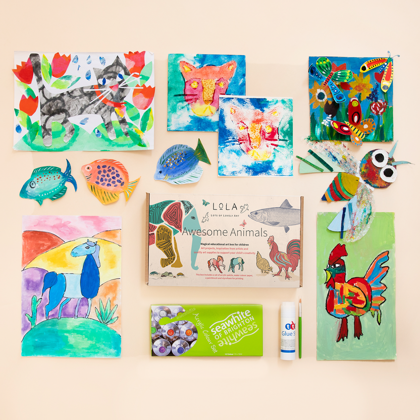 LoLA Awesome Animals | Lots of Lovely Art | Art Box For Children ...