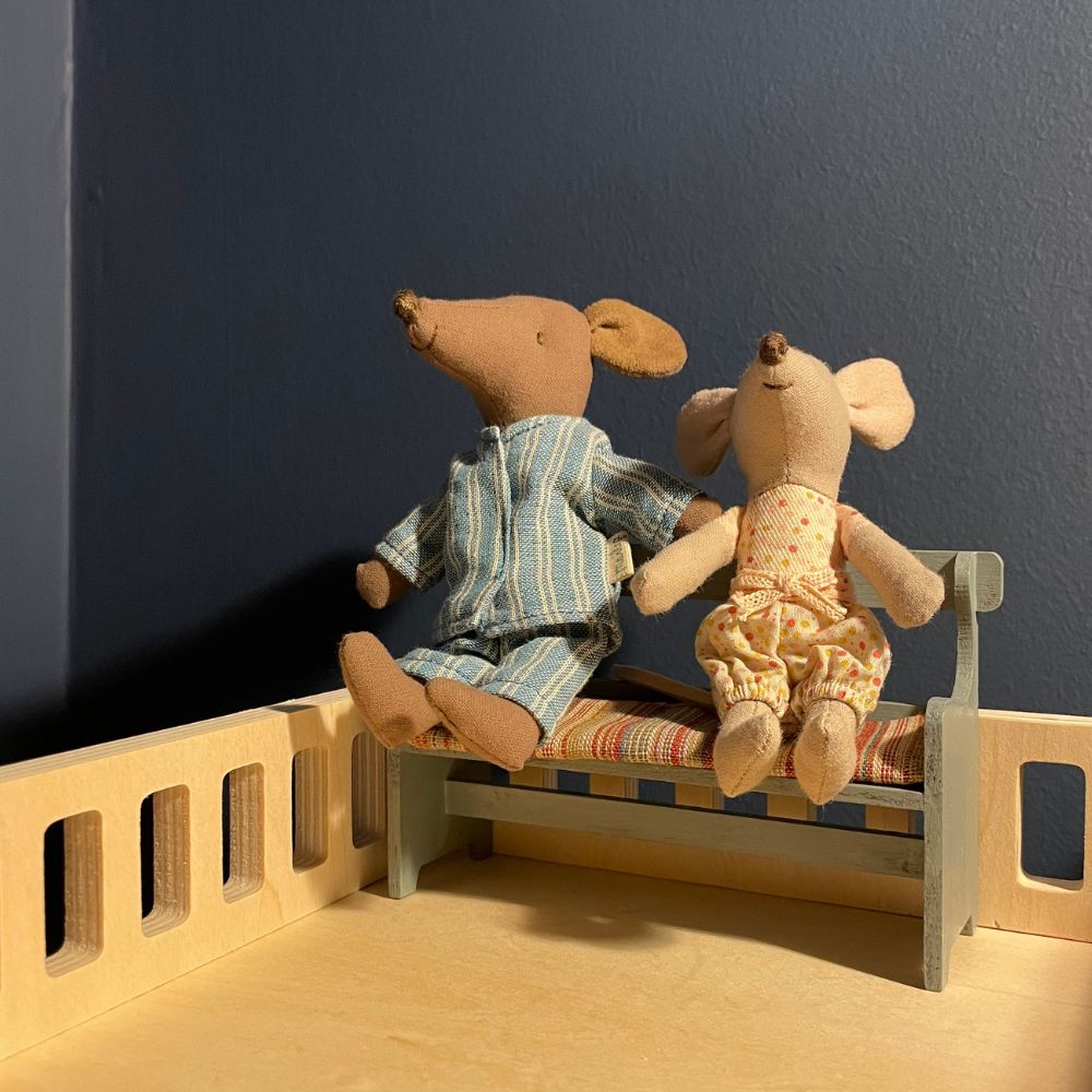 Maileg Bench | Maileg Mouse Hole Furniture - Crafts4Kids