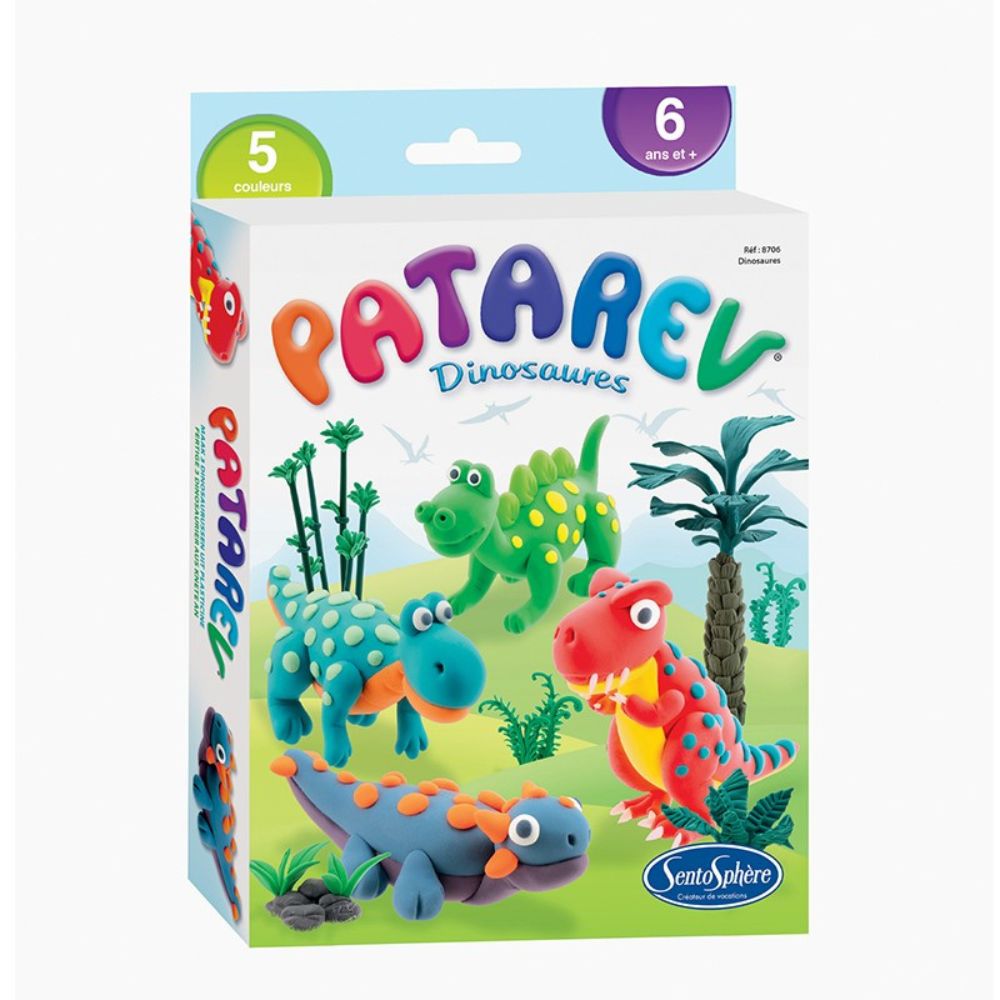 Patarev Dinosaurs - Air Drying Clay Kit | Non Toxic Modelling Clay ...