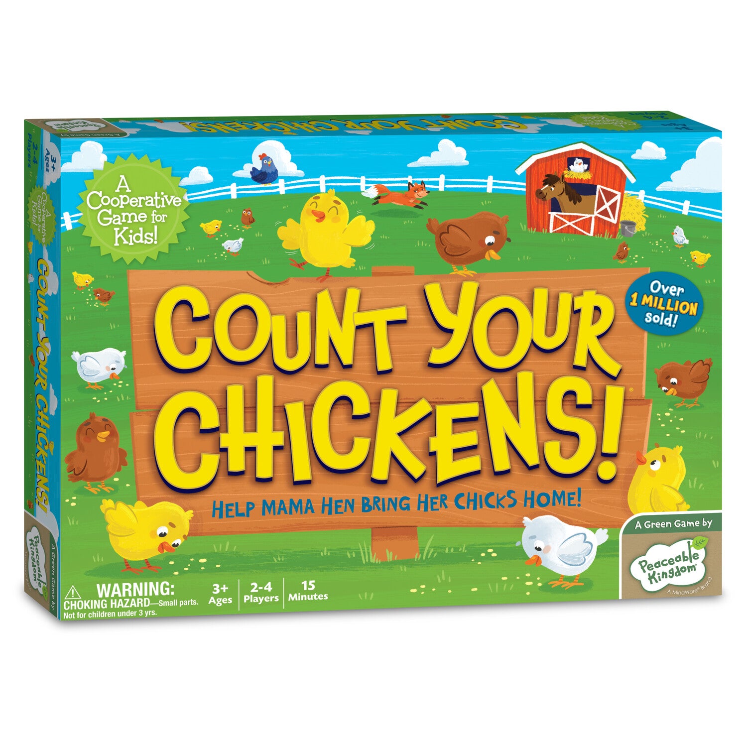 Count Your Chickens Board Game | Cooperative Games | Peaceable Kingdom ...