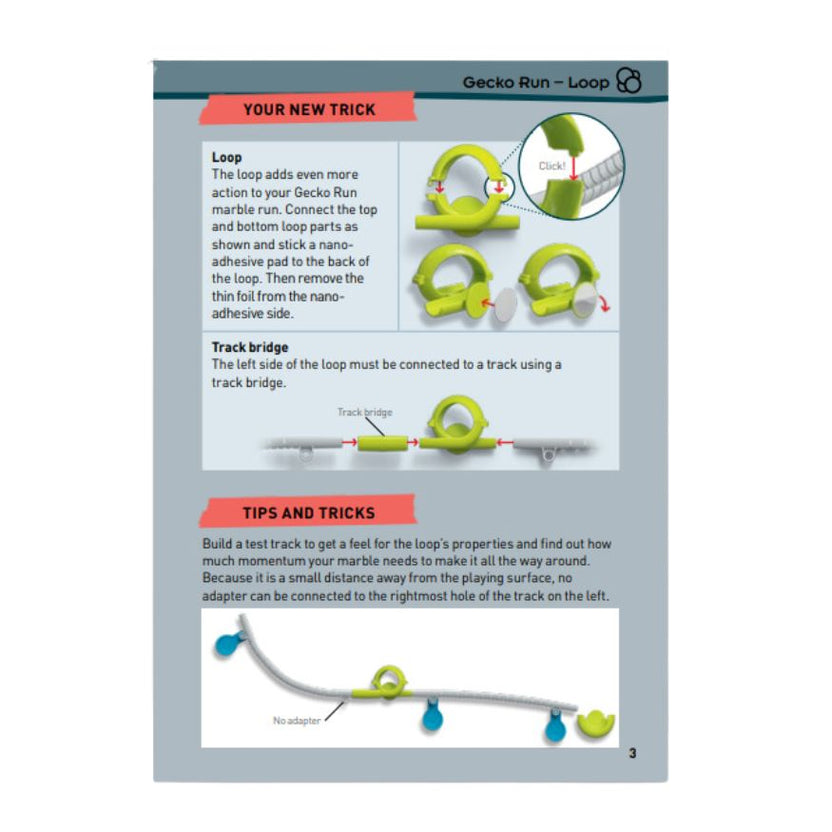 Thames & Kosmos Gecko Marble Run Expansion - Marble Run Loop - Default ...