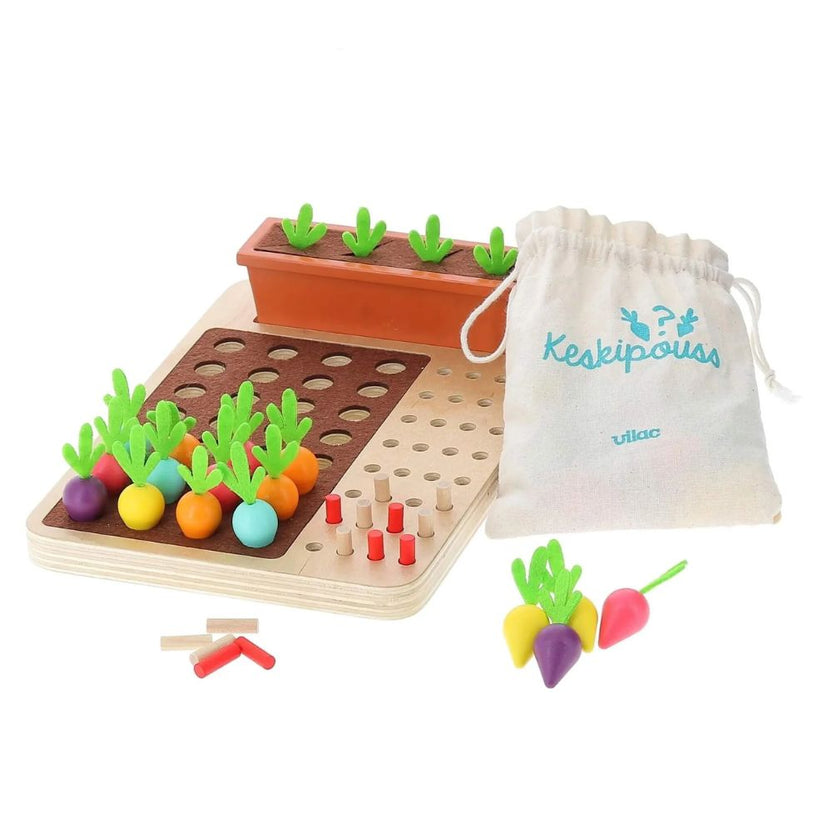 Vilac Vegetable Garden Deduction Game | Cognitive Games at Crafts4kids ...