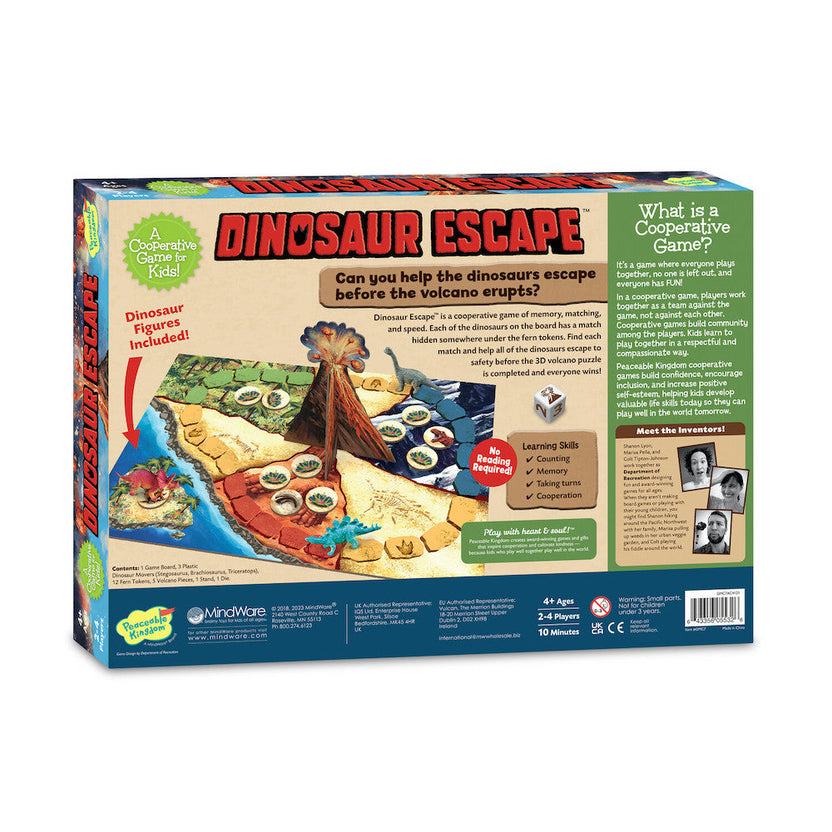 Dinosaur Escape | Cooperative Games | Peaceable Kingdom at Crafts4Kids ...