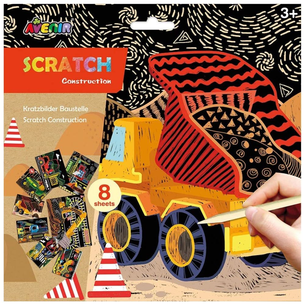 Avenir Scratch Art for Kids - Construction | Crafts4Kids - Default ...