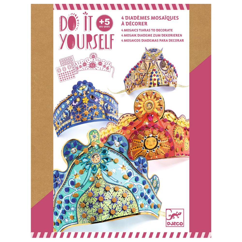 Djeco Do It Yourself | Djeco Mosaic Tiaras | Mosaic Kits - Default ...