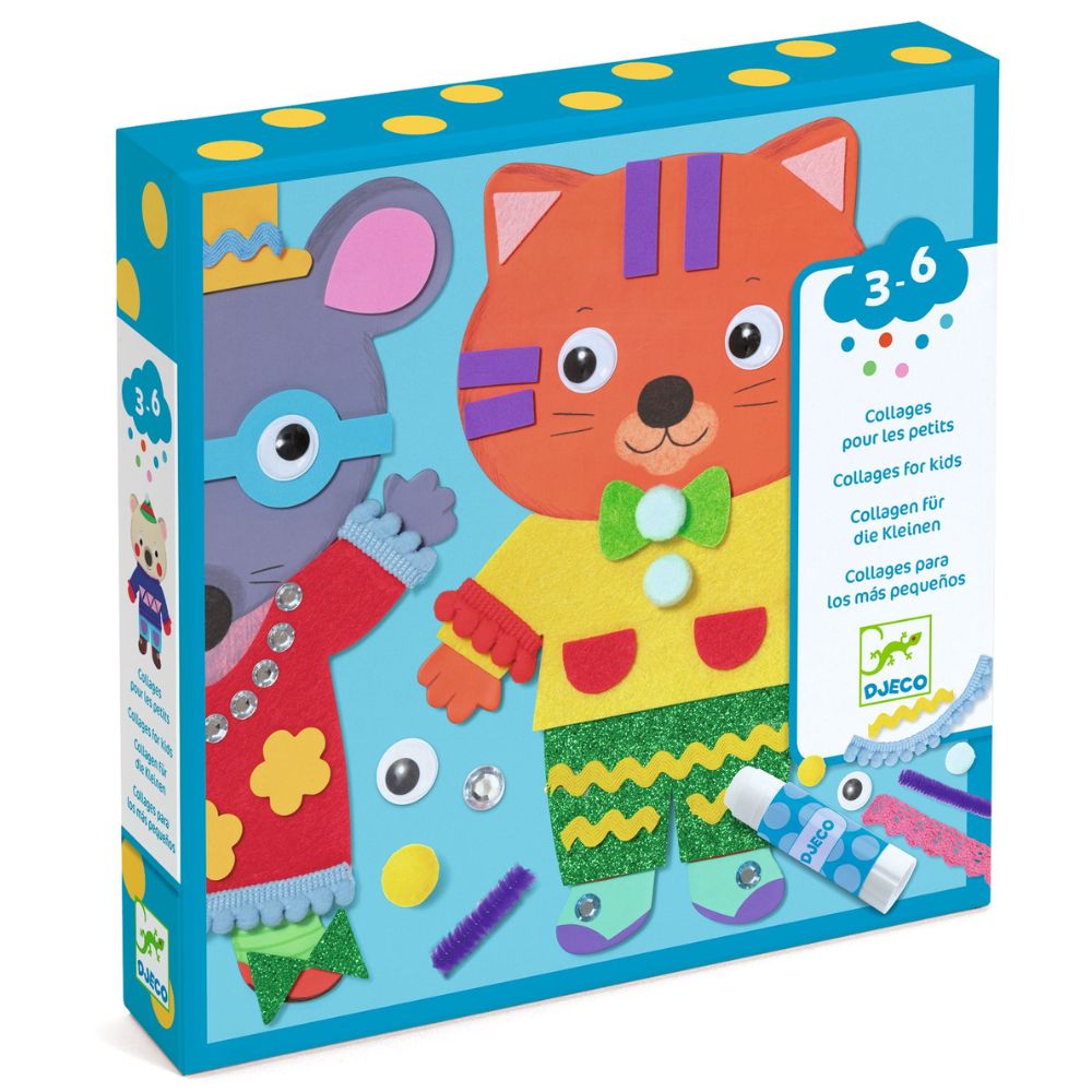 Djeco Collages For Kids Little Sweathearts DJ00072 | Kids Collages ...