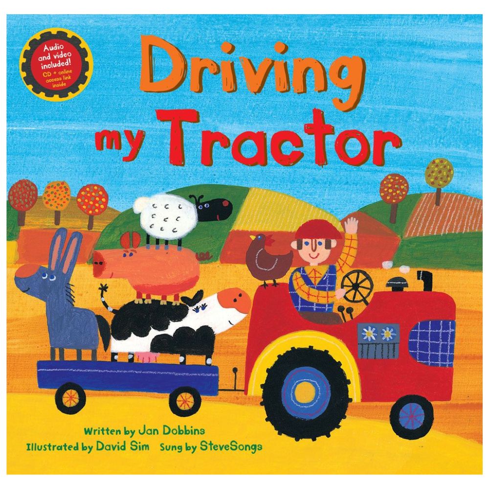 Driving My Tractor|Childrens Books - Default Title - Crafts4Kids