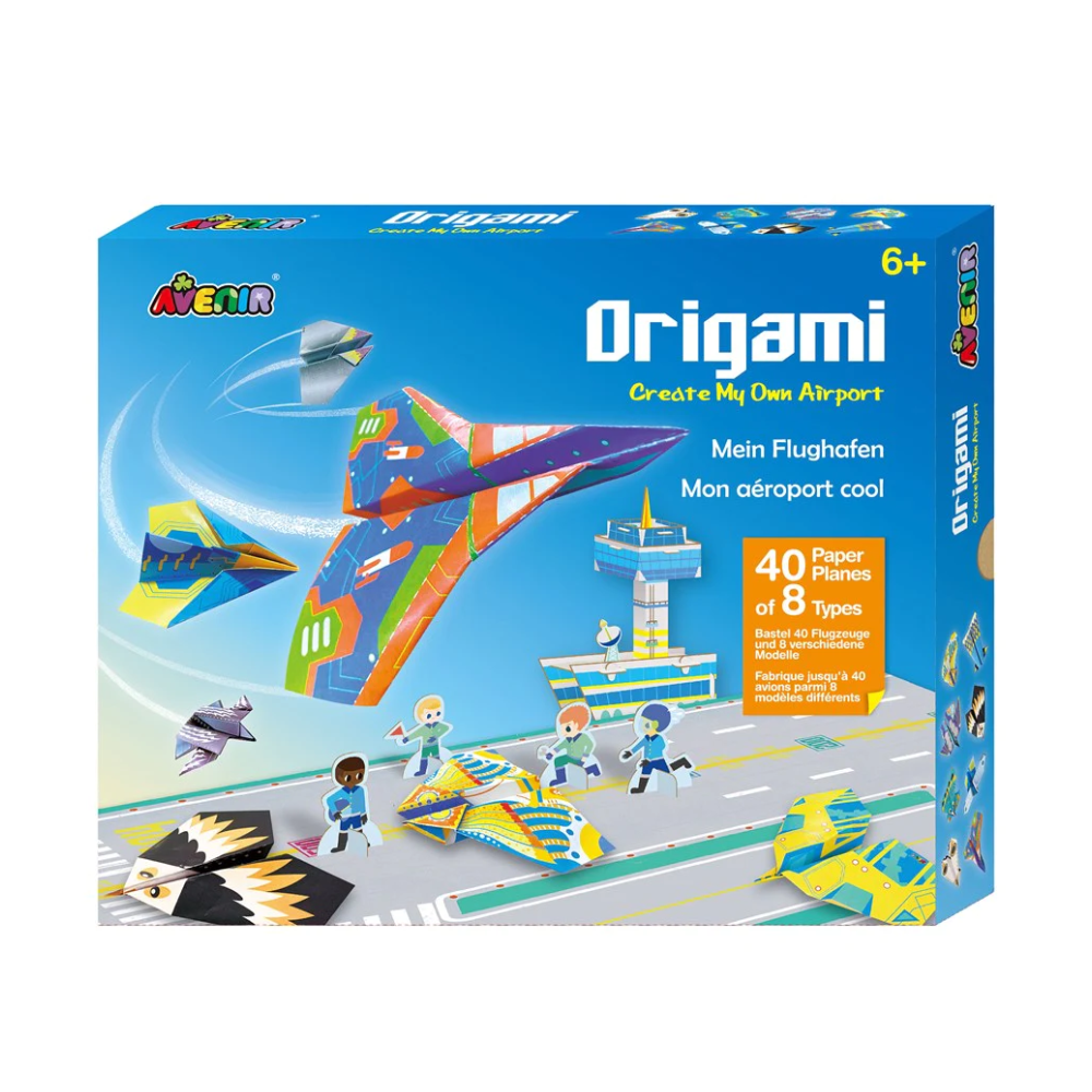 Avenir Origami Kit - Create My Own Airport | Easy Origami | Paper ...