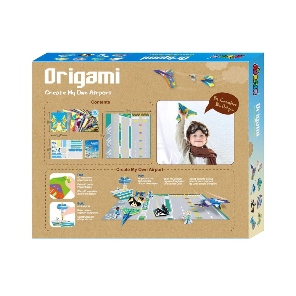 Avenir Origami Kit - Create My Own Airport | Easy Origami | Paper ...
