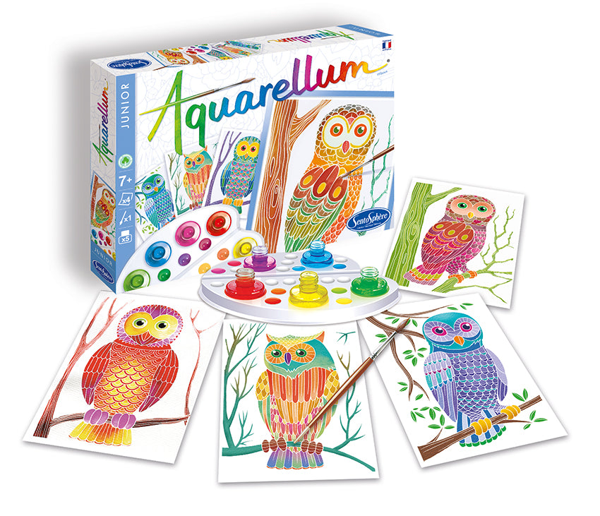 Paint by Numbers for Kids - Aquarellum Junior Owls - Default Title ...