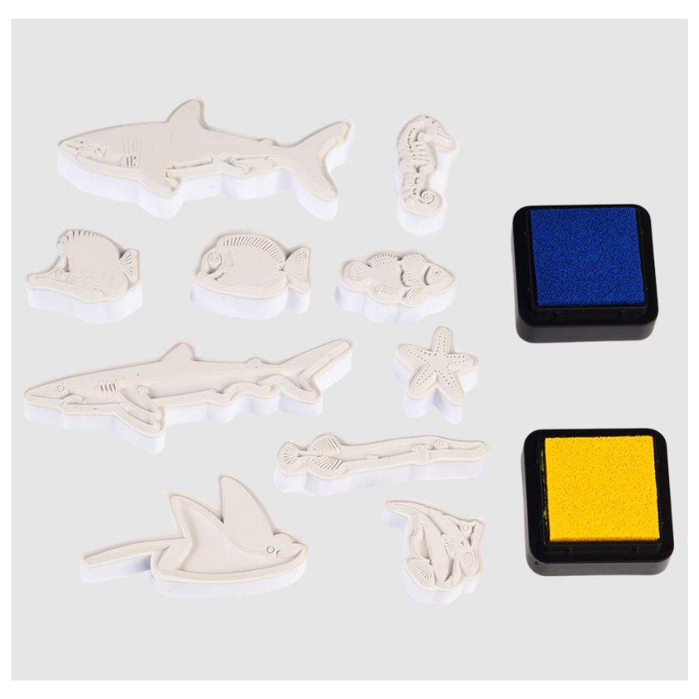 Rex London Ocean Set of Stamps|Kids Art - Default Title - Crafts4Kids