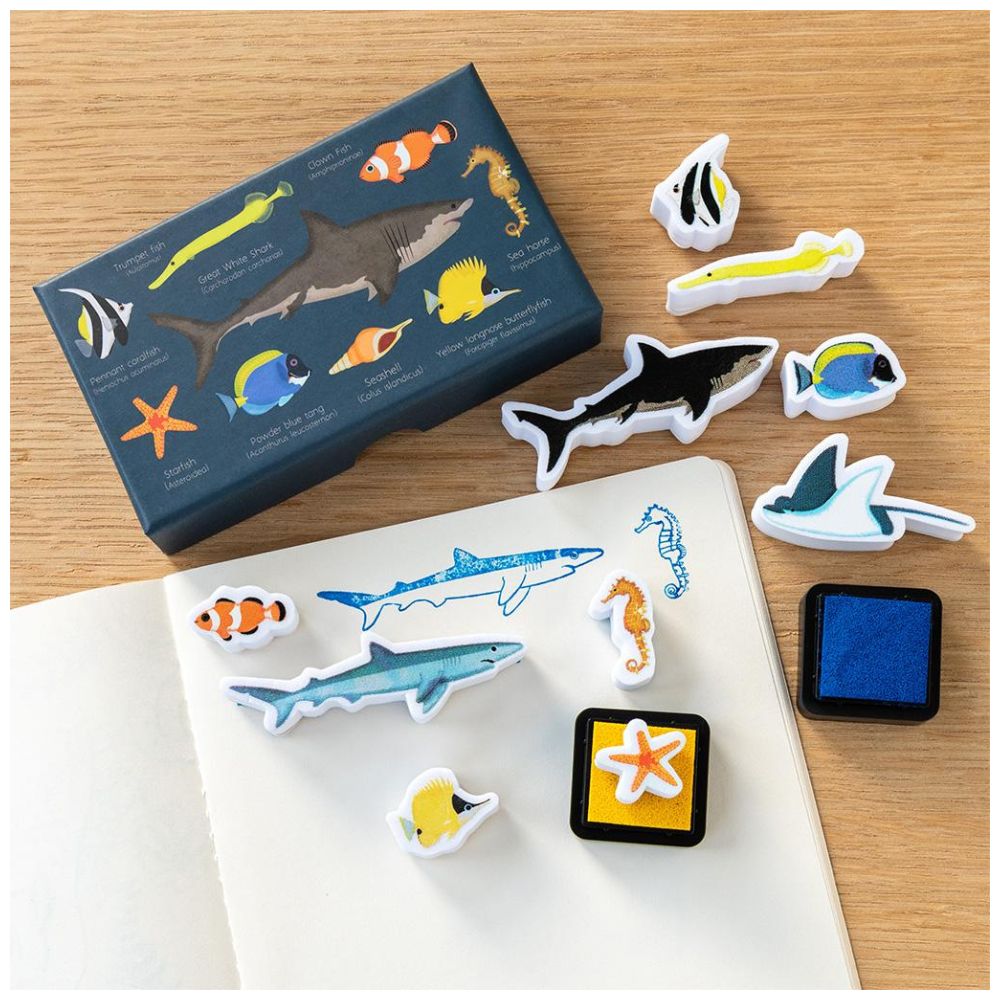 Rex London Ocean Set of Stamps|Kids Art - Default Title - Crafts4Kids